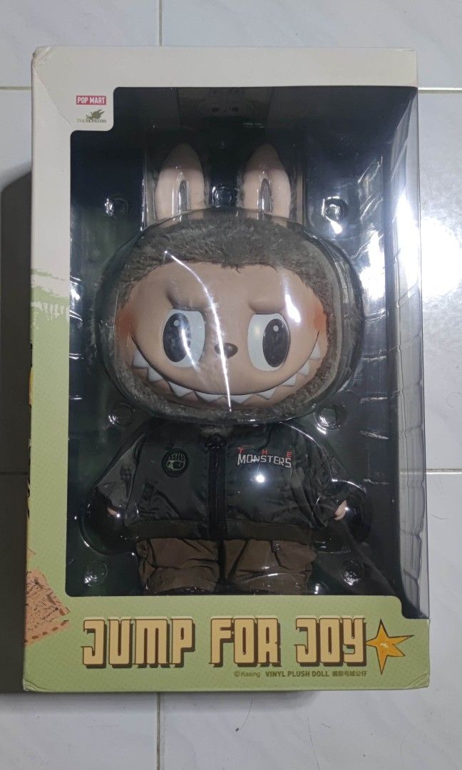 POP MART The Monsters Jump for Joy - Vinyl Plush Doll, Hobbies & Toys ...