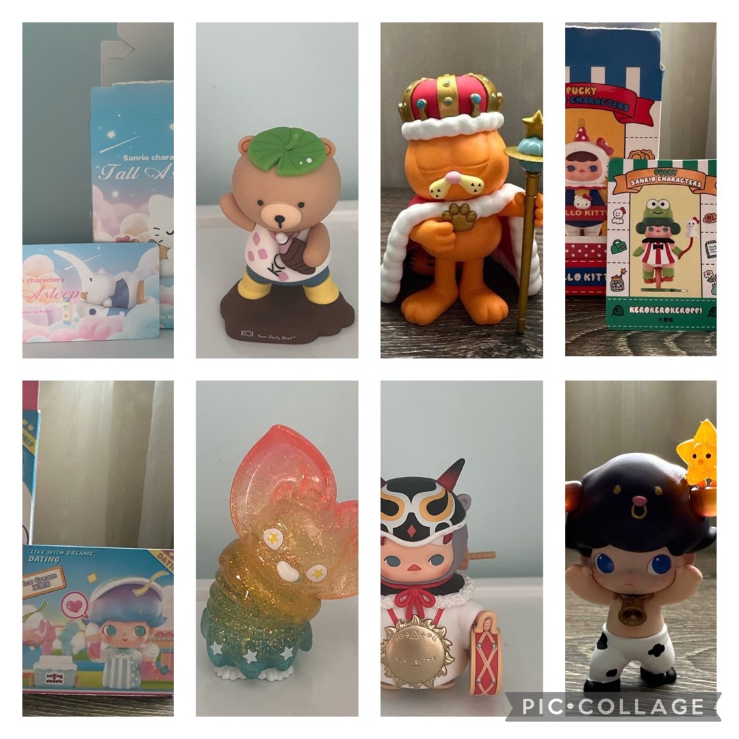 popmart dimoo garfield yoki pucky sanrio, Hobbies & Toys, Toys & Games ...