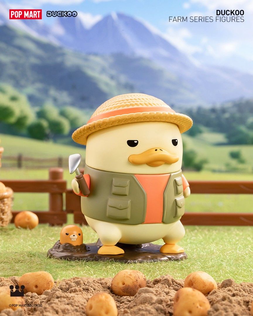 Popmart Duckoo Farm (Digger), Hobbies & Toys, Toys & Games on Carousell