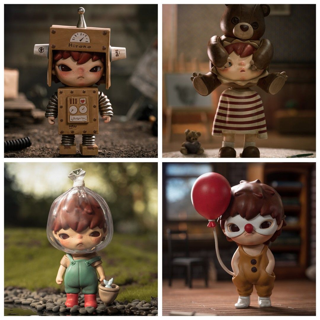 Popmart Hirono Little Mischief Protector Robot Joker Loose Fish ...