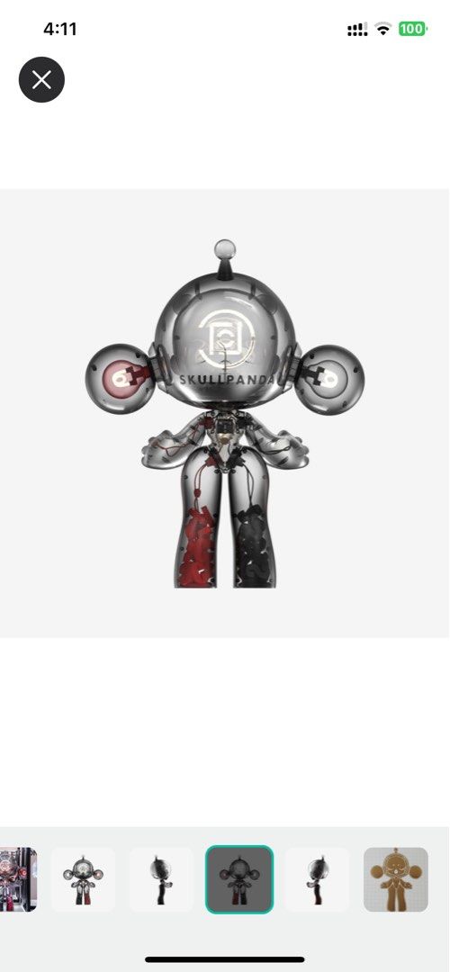 Popmart MEGA a SKULLPANDA 1000% CLOT plus FREE Delivery, Hobbies & Toys ...