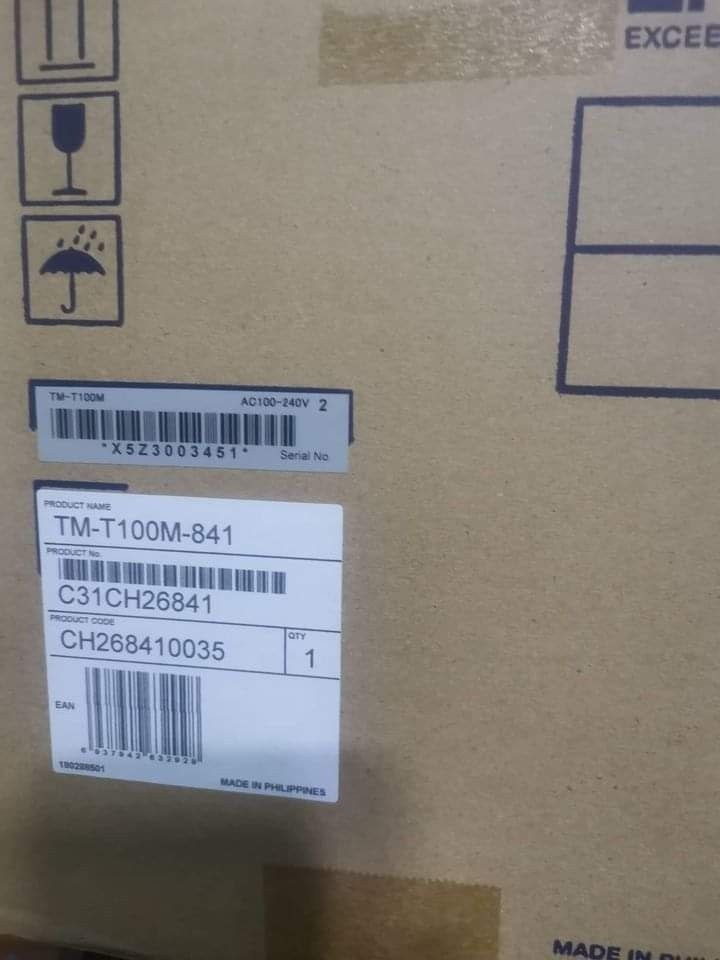 POS PRINTER EPSON TM-T100M available on hand, Computers & Tech ...