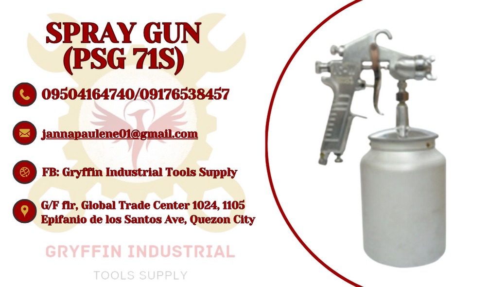 "POWERCRAFT" SPRAY GUN (PSG 71S) 3mm NOZZLE SIZE, Commercial ...