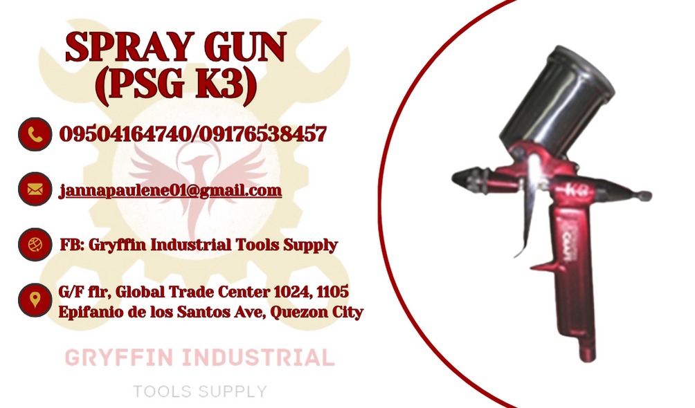 "POWERCRAFT" SPRAY GUN (PSG K3) 0.5mm NOZZLE SIZE, Commercial ...