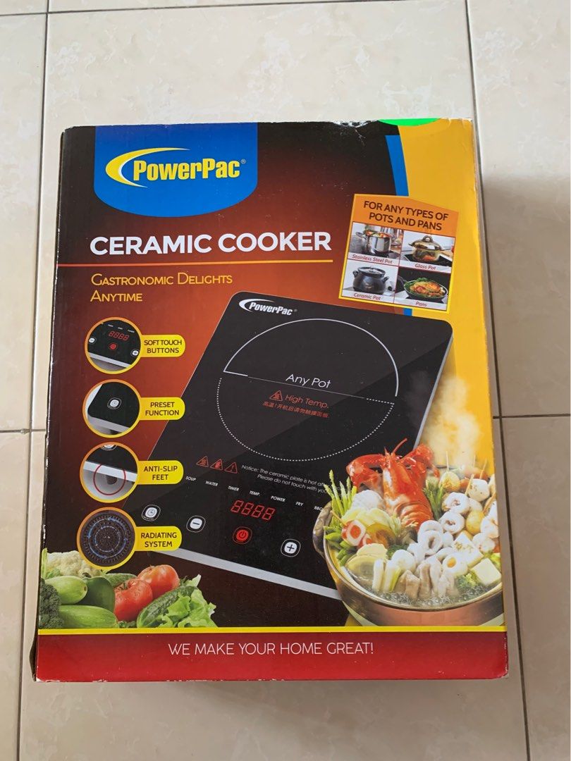 PowerPac Ceramic Cooker, TV & Home Appliances, Kitchen Appliances ...