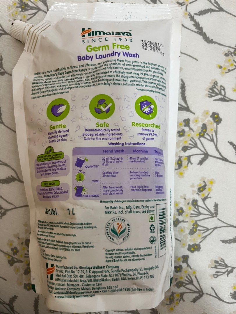 Premium Germ Free baby laundry wash, Babies & Kids, Bathing & Changing ...