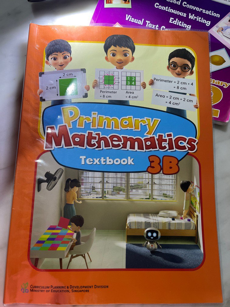 Primary 3B Maths Textbook, Hobbies & Toys, Books & Magazines, Textbooks ...