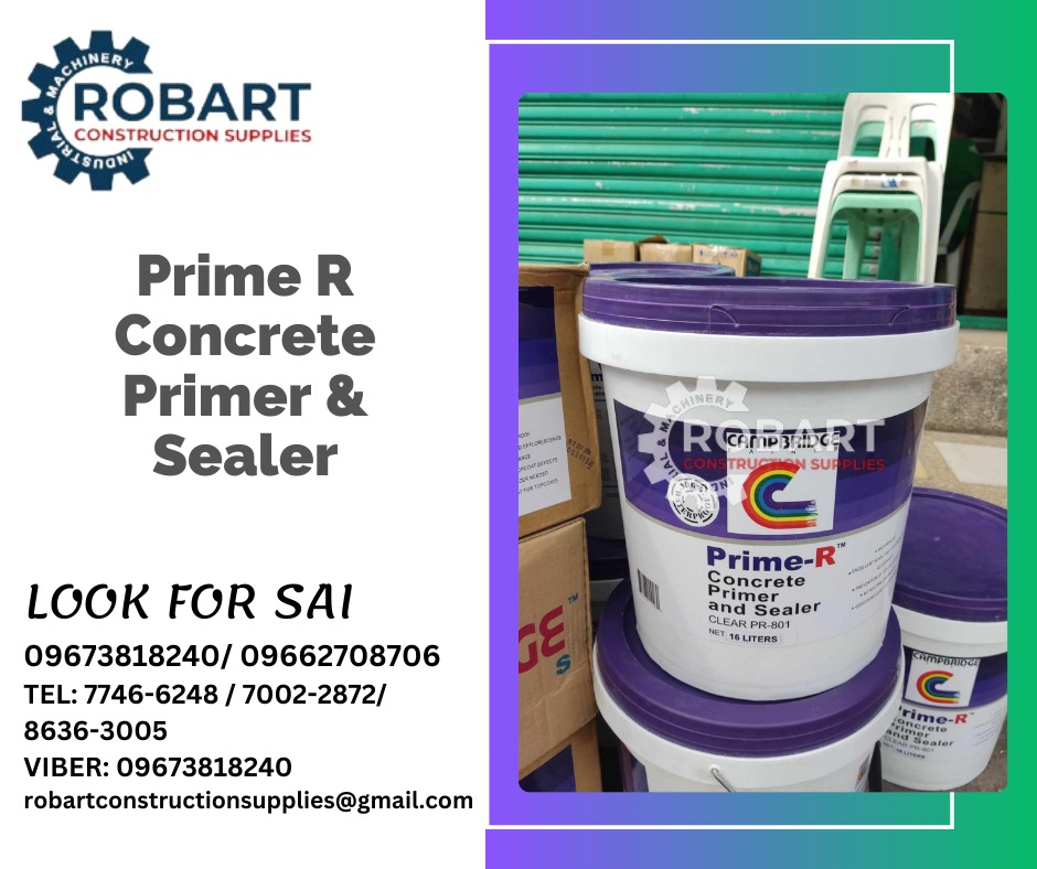 Prime R Concrete Primer & Sealer, Commercial & Industrial, Construction ...