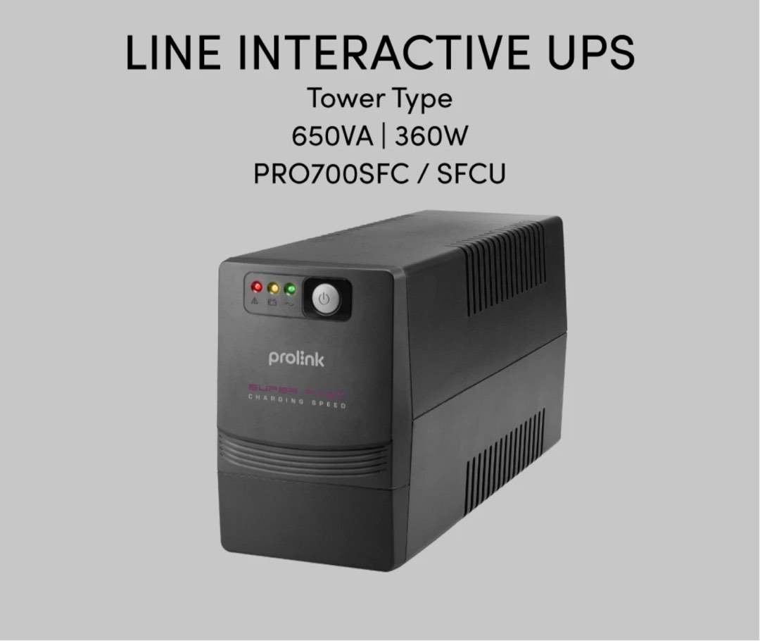 PRO700SFCU Line interactive UPS, Computers & Tech, Office & Business ...