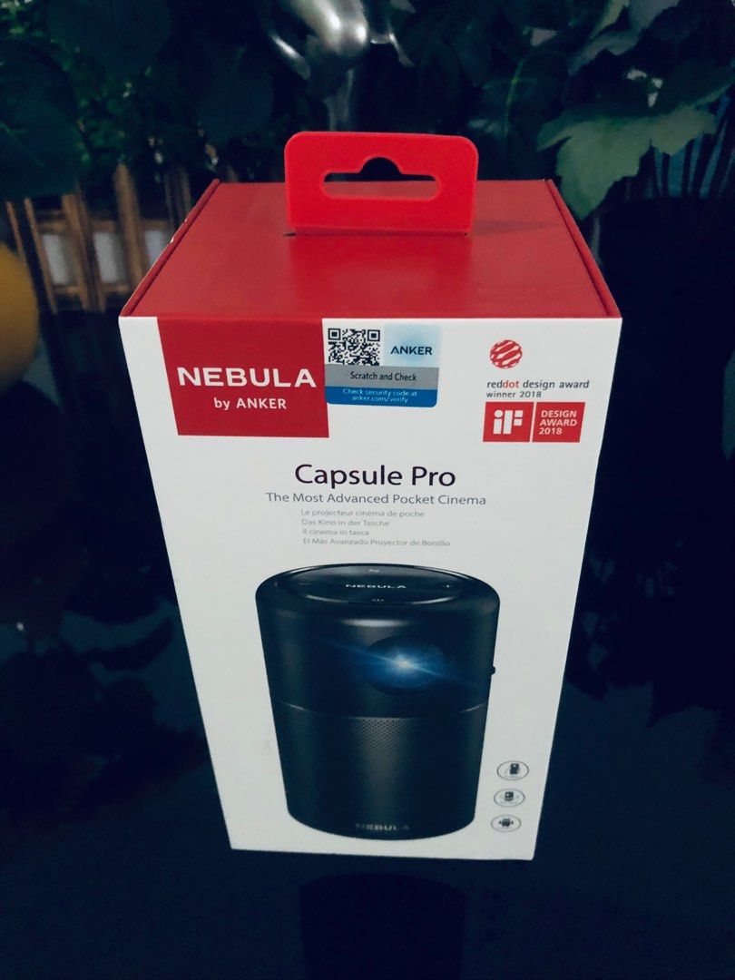 ANKER NEBULA Capsule Pro Portable Projector Excellent condition, TV ...