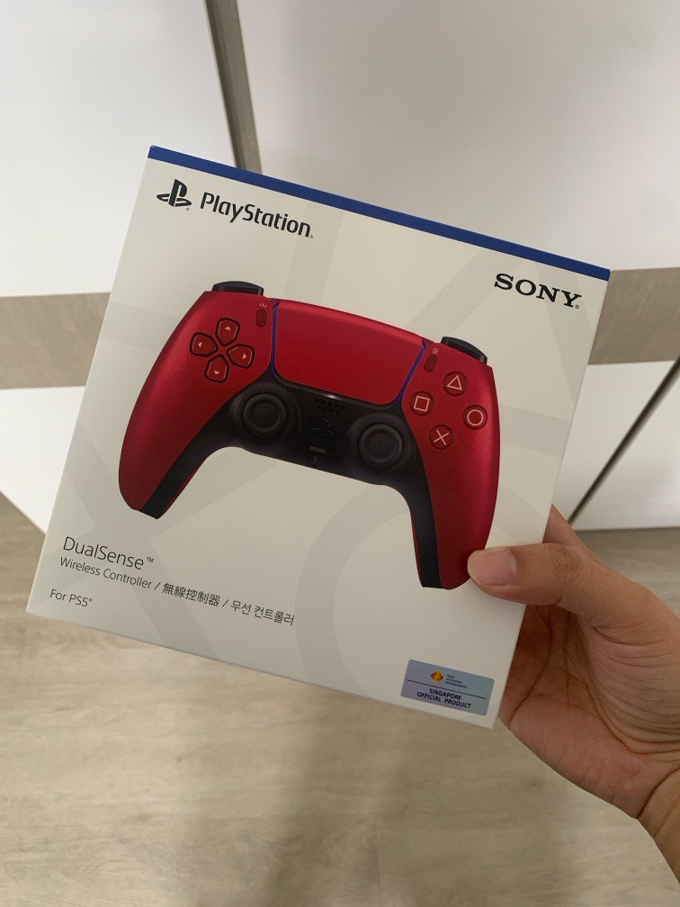PS5 Controller Volcanic (Metallic) Red, Video Gaming, Gaming ...