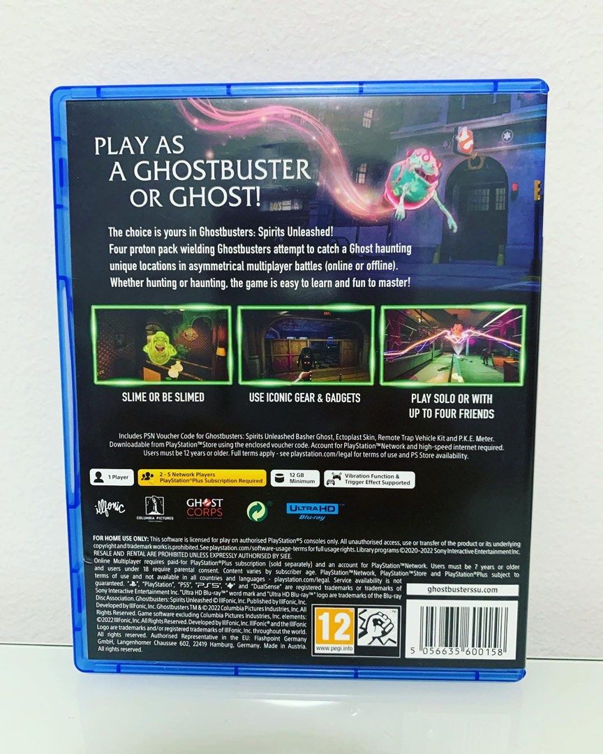 PS5 Games Ghostbusters: Spirits Unleashed, Video Gaming, Video Games ...