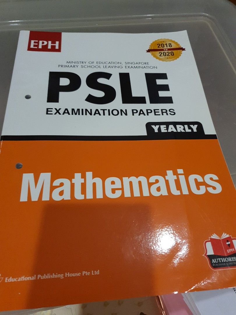 PSLE Matematics Booklet 2018-2020, Hobbies & Toys, Books & Magazines ...