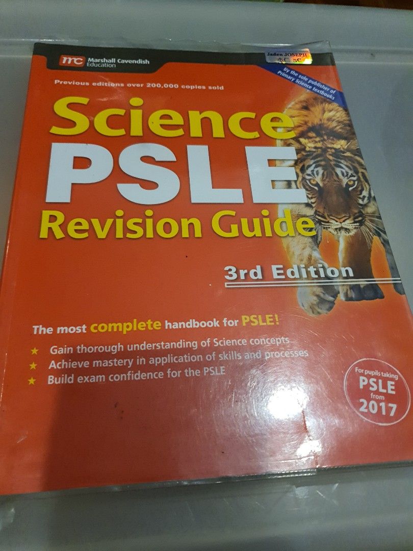 PSLE Science Revision Guide 3rd edition, Hobbies & Toys, Books ...