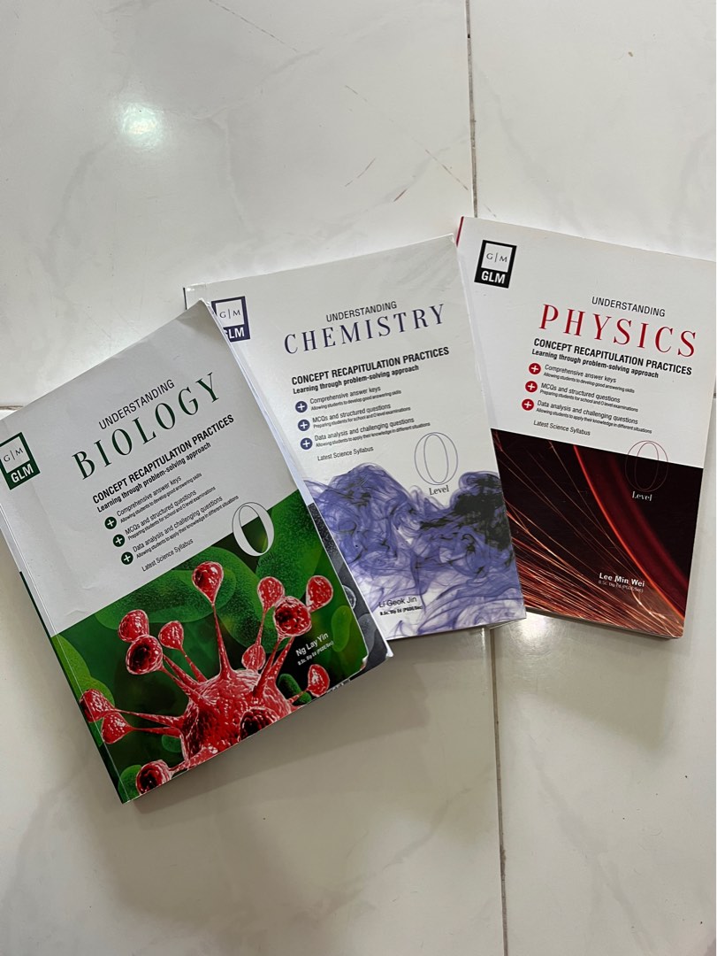 Pure sciences GLM books suited for an O level student, Hobbies & Toys ...