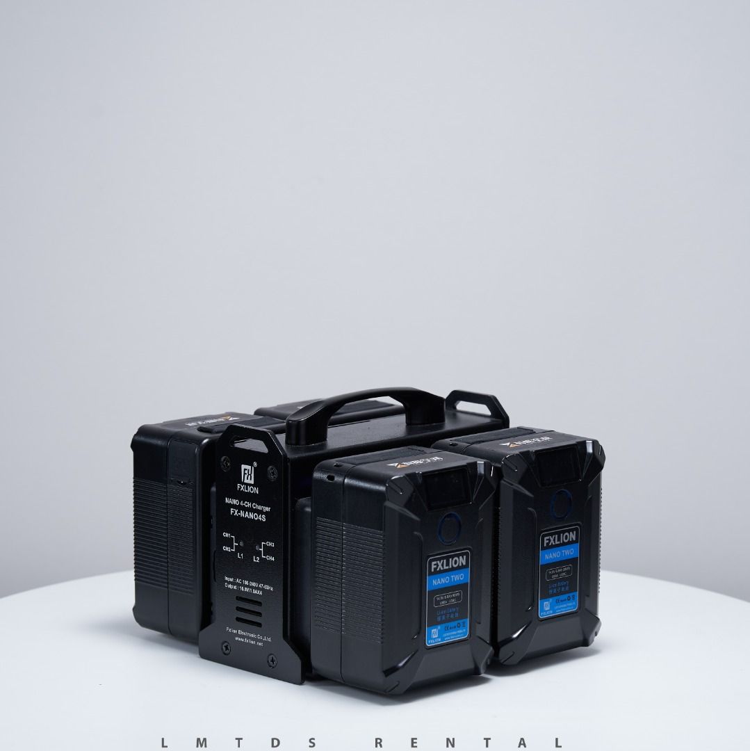 [RENTAL] Fxlion Nano Two 98wh V-Mount Battery Set, Photography ...