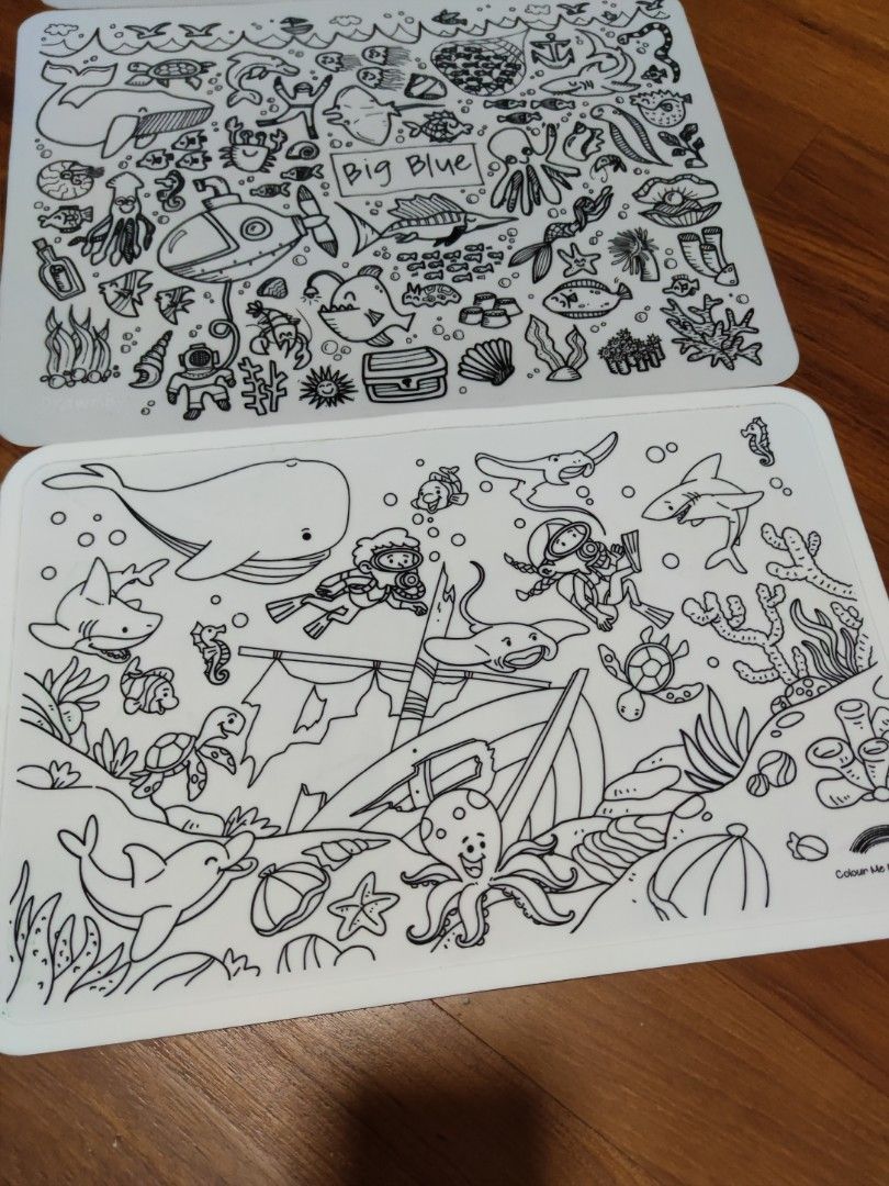 Reusable silicon drawing mats, Hobbies & Toys, Stationery & Craft, Art ...