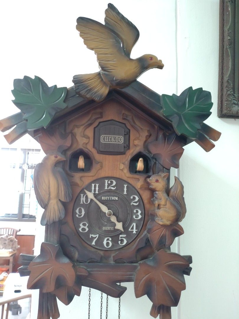 Rhythm Cuckoo clock, Furniture & Home Living, Home Decor, Clocks on ...