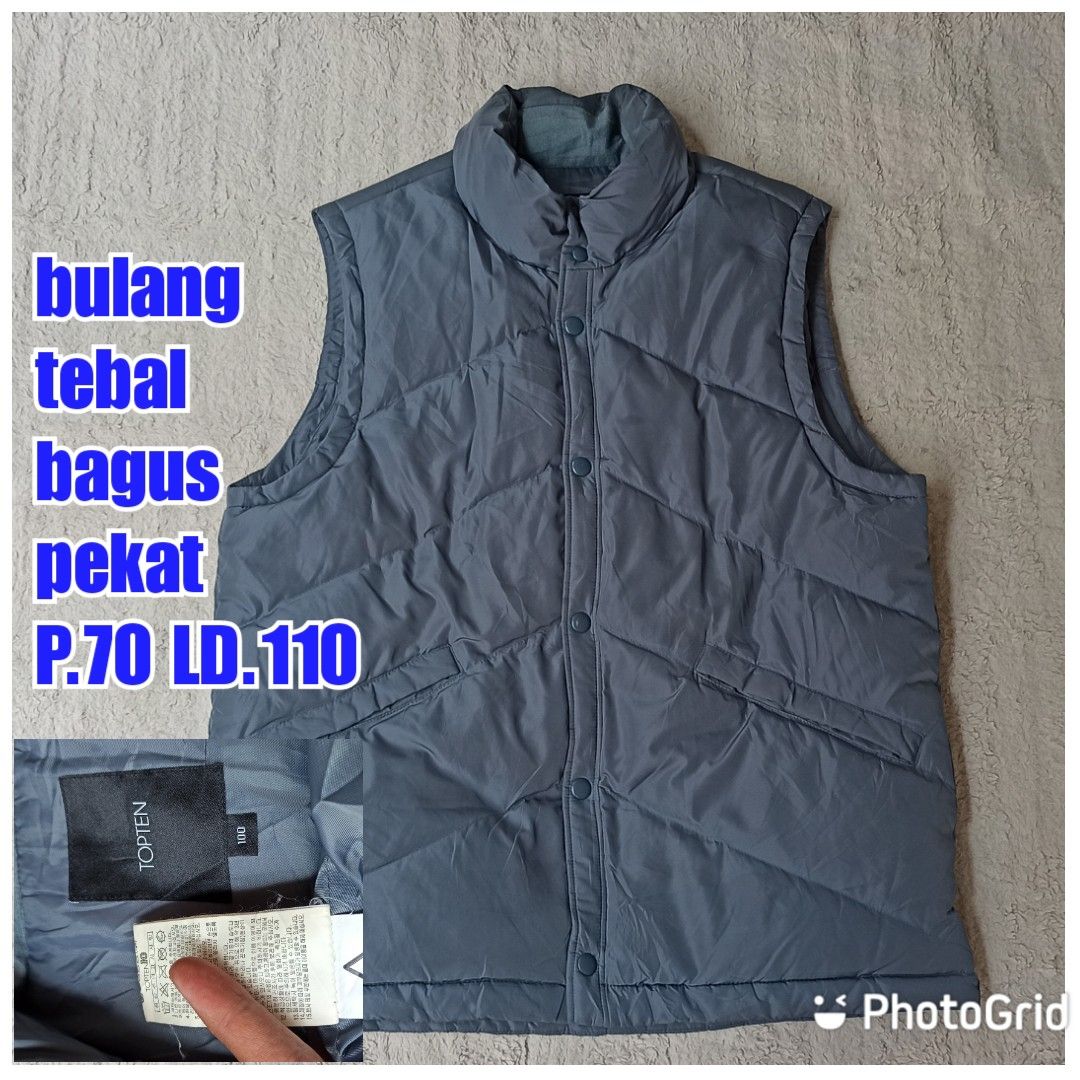 Rompi vest gunung outdoor puffer gelembung bulang bulu angsa top ten ...