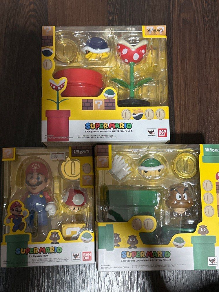 SALE BUNDLE!!! SH FIGUARTS MARIO SET, Hobbies & Toys, Toys & Games on ...