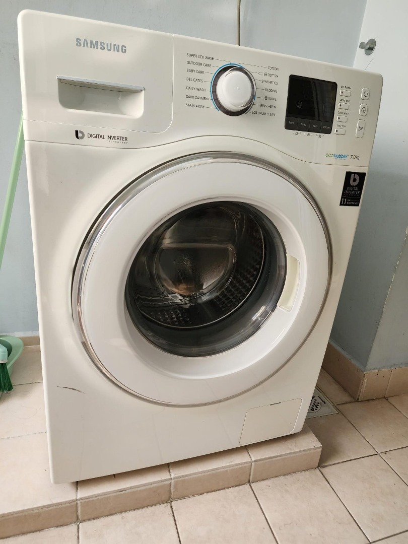 Samsung Front Load Washing Machine 7kg, TV & Home Appliances, Washing ...