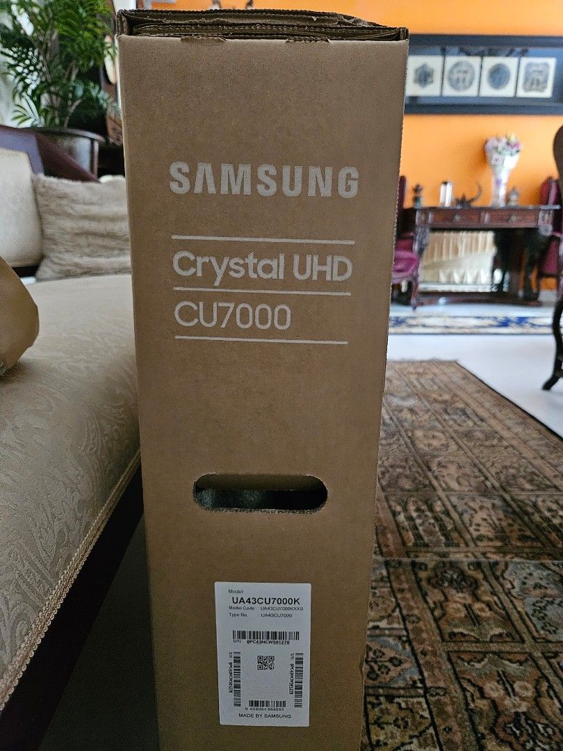 Samsung TV Crystal UHD CU7000, TV & Home Appliances, TV & Entertainment ...