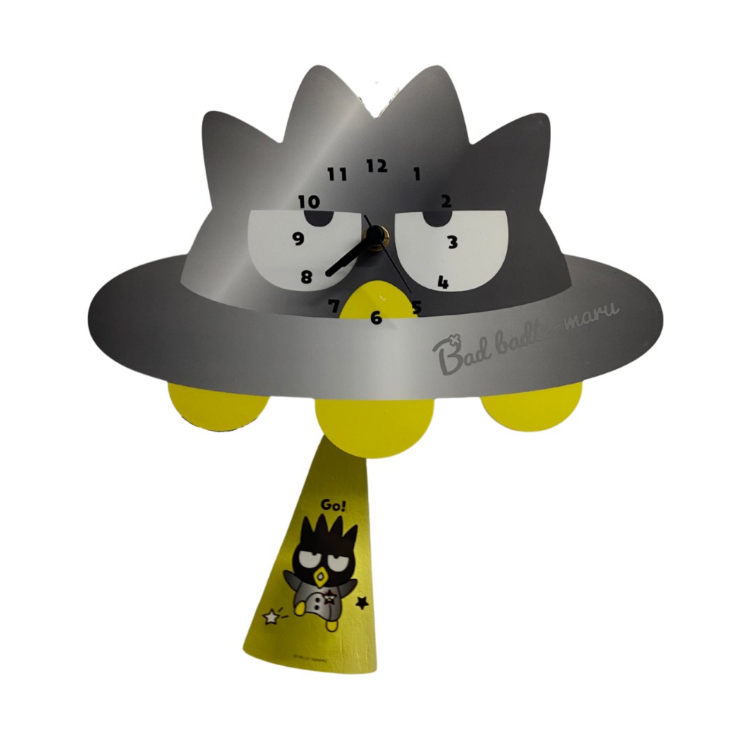 Sanrio Badtz Maru Clock, Hobbies & Toys, Memorabilia & Collectibles ...