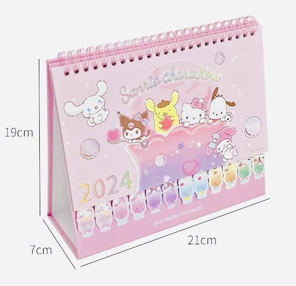 Sanrio character 2024 Calendar, Hobbies & Toys, Stationery & Craft ...