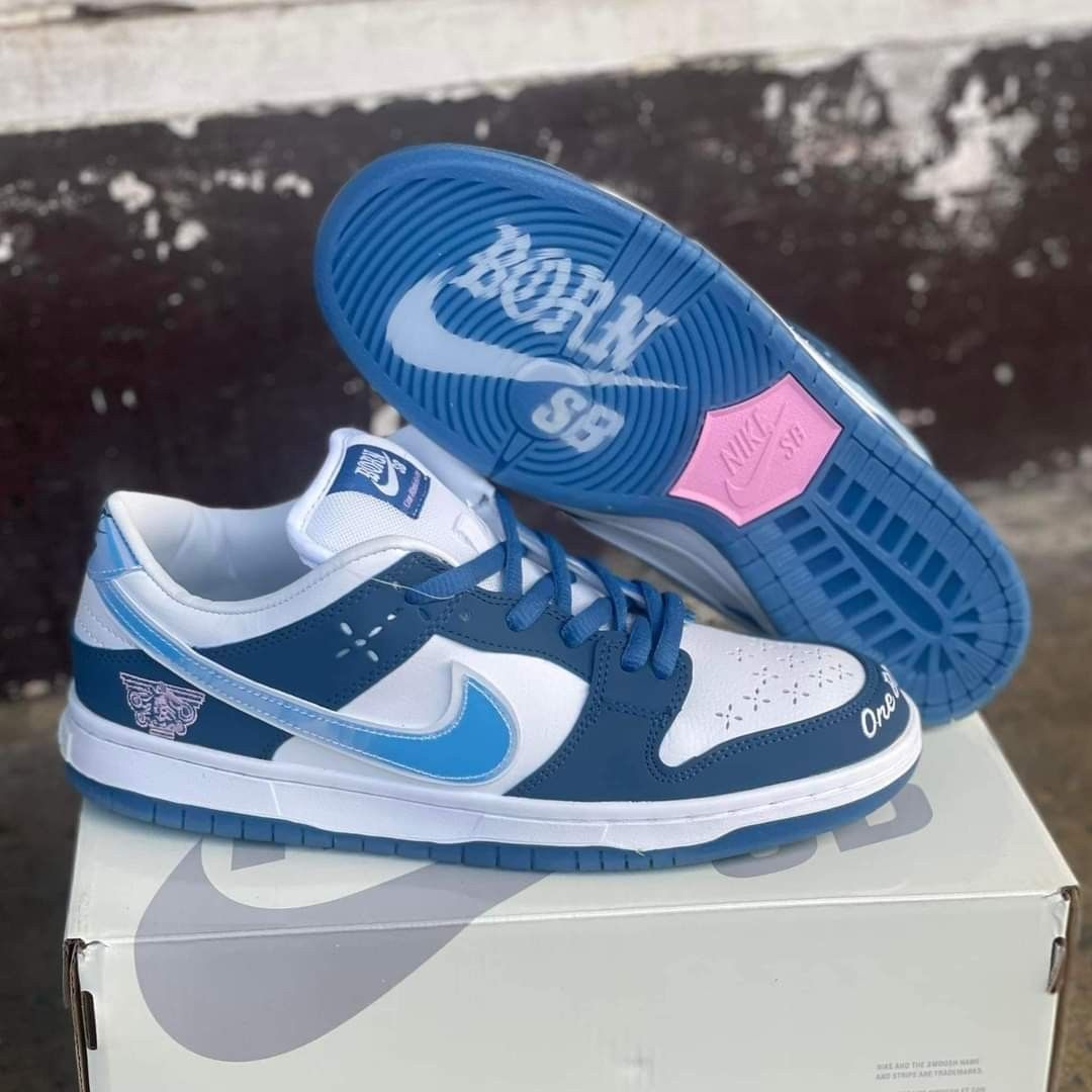 SB Dunk Low "Born X Raised", Men's Fashion, Footwear, Sneakers on Carousell