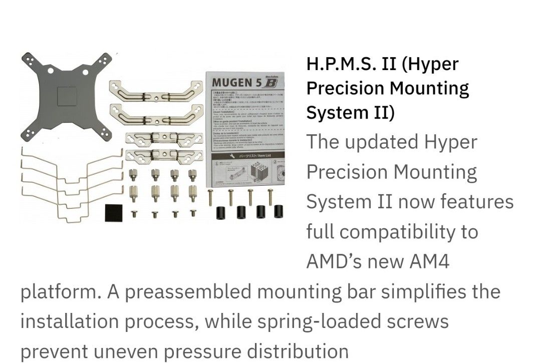 Scythe Mugen 5 Rev.B High Performance Quiet CPU Cooler, Computers ...