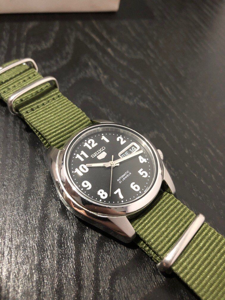 Seiko 5 MACV-SOG mod SNK381, Luxury, Watches on Carousell