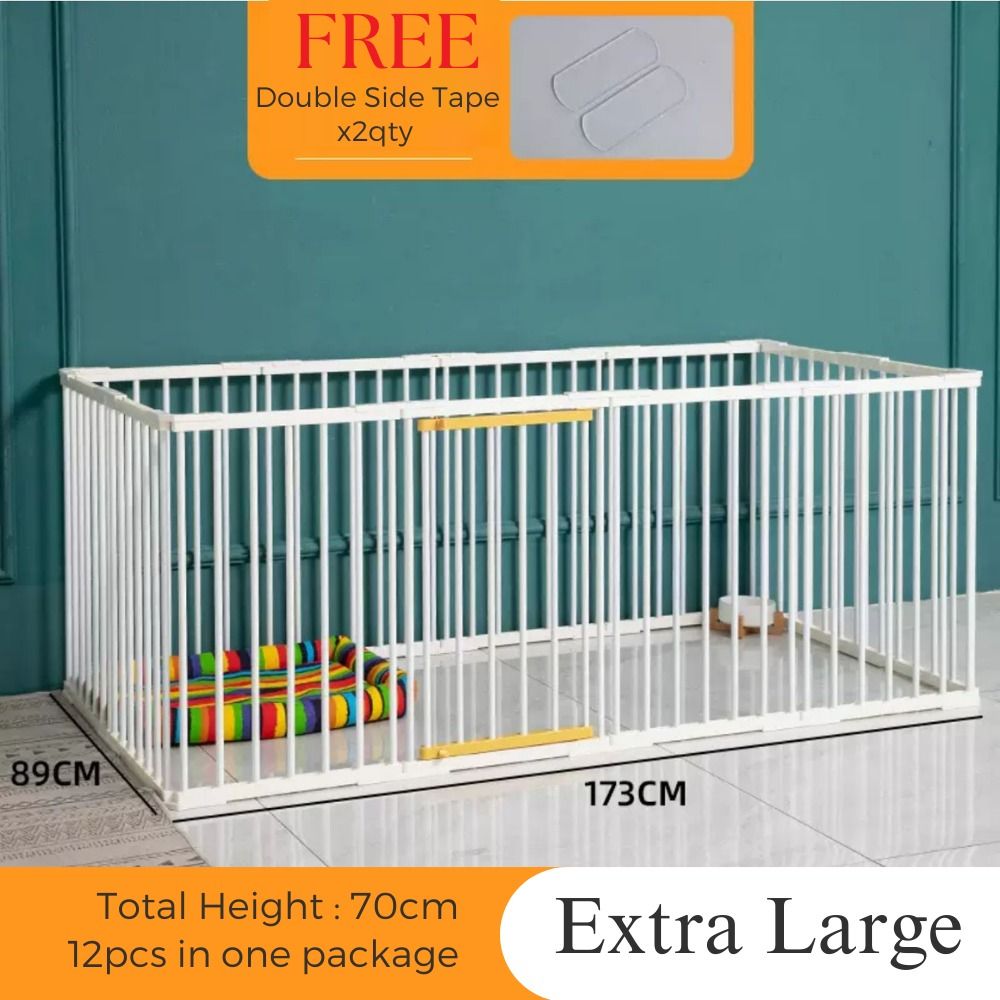 [SG SELLER]Dog Fence Large Playpen DIY Pet Fence Indoor Dog Cage Puppy ...