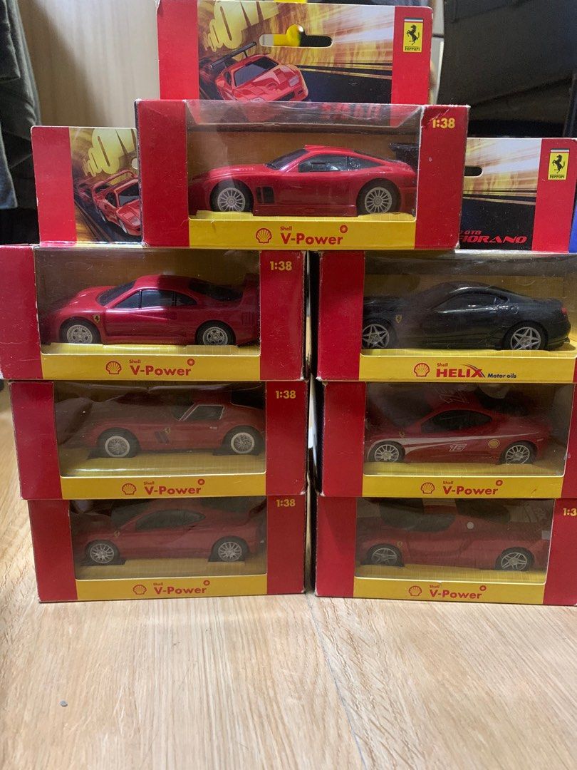 Shell Ferrari Collection, Hobbies & Toys, Toys & Games on Carousell