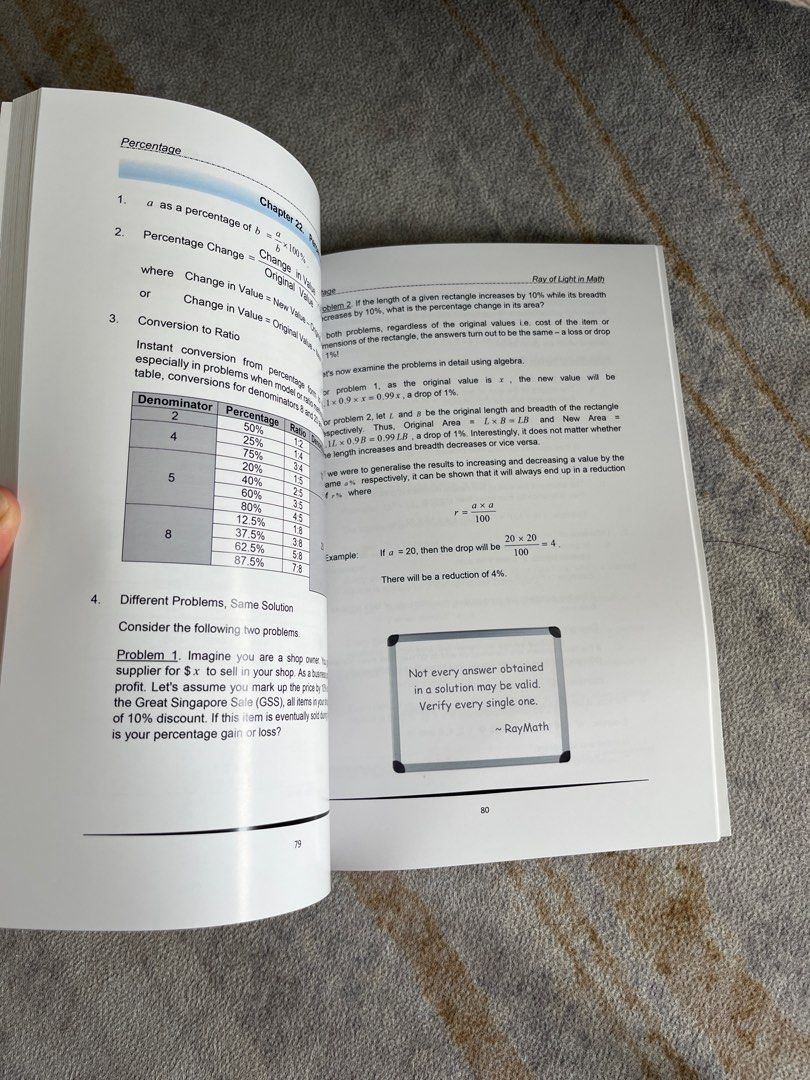 Singapore Math Raymath Coaching notes Ray of Light, Hobbies & Toys ...