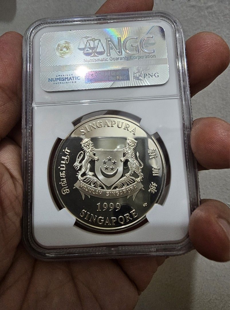Singapore Parliament proof coin, Hobbies & Toys, Memorabilia & Collectibles, Currency on Carousell