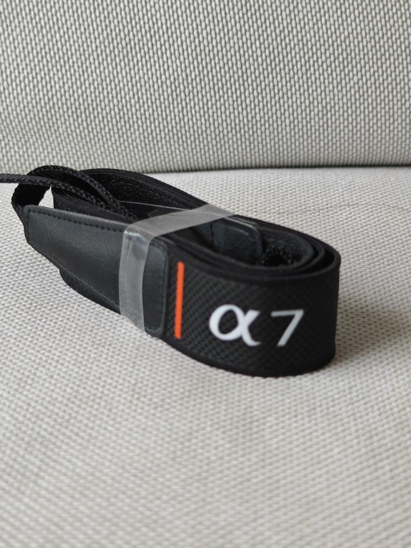 Sony A7 official strap unused, Photography, Photography Accessories ...