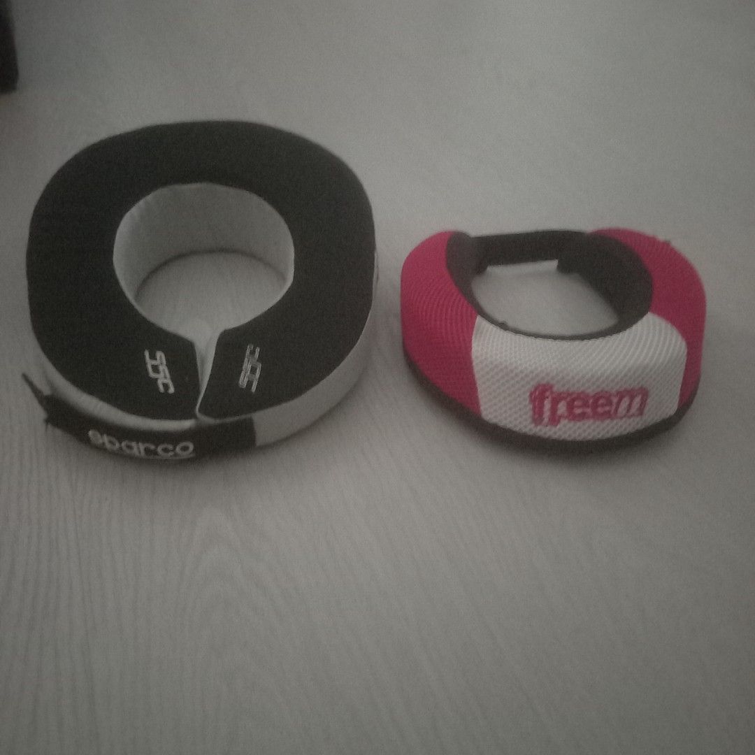 Sparco and freem neck brace for motor sports, Sports Equipment, Other ...
