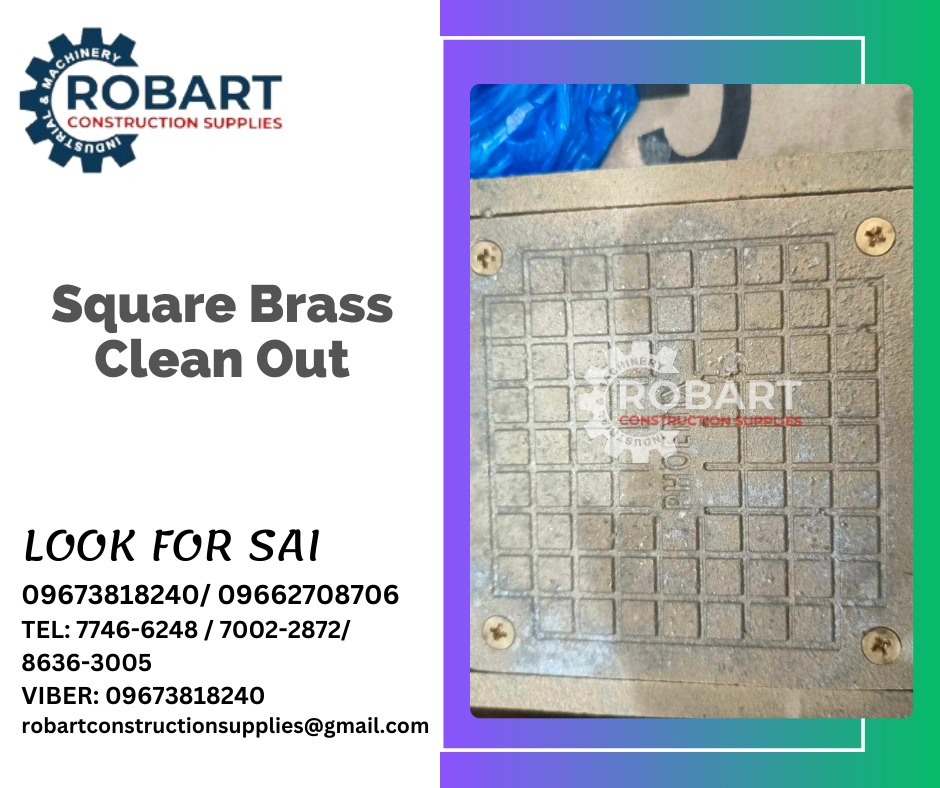 Square Brass Clean Out, Commercial & Industrial, Construction Tools ...
