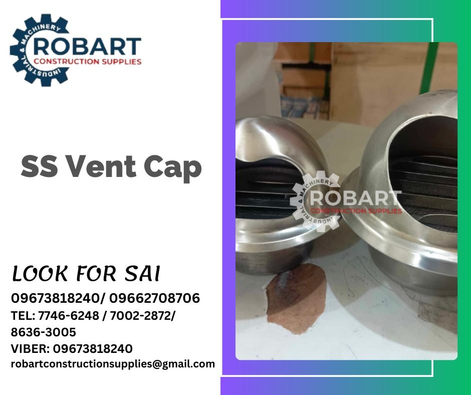 SS Vent Cap, Commercial & Industrial, Construction Tools & Equipment on ...