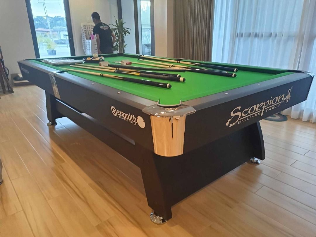 STANDARD BRAND NEW SCORPION BILLIARD TABLE, Sports Equipment, Sports ...
