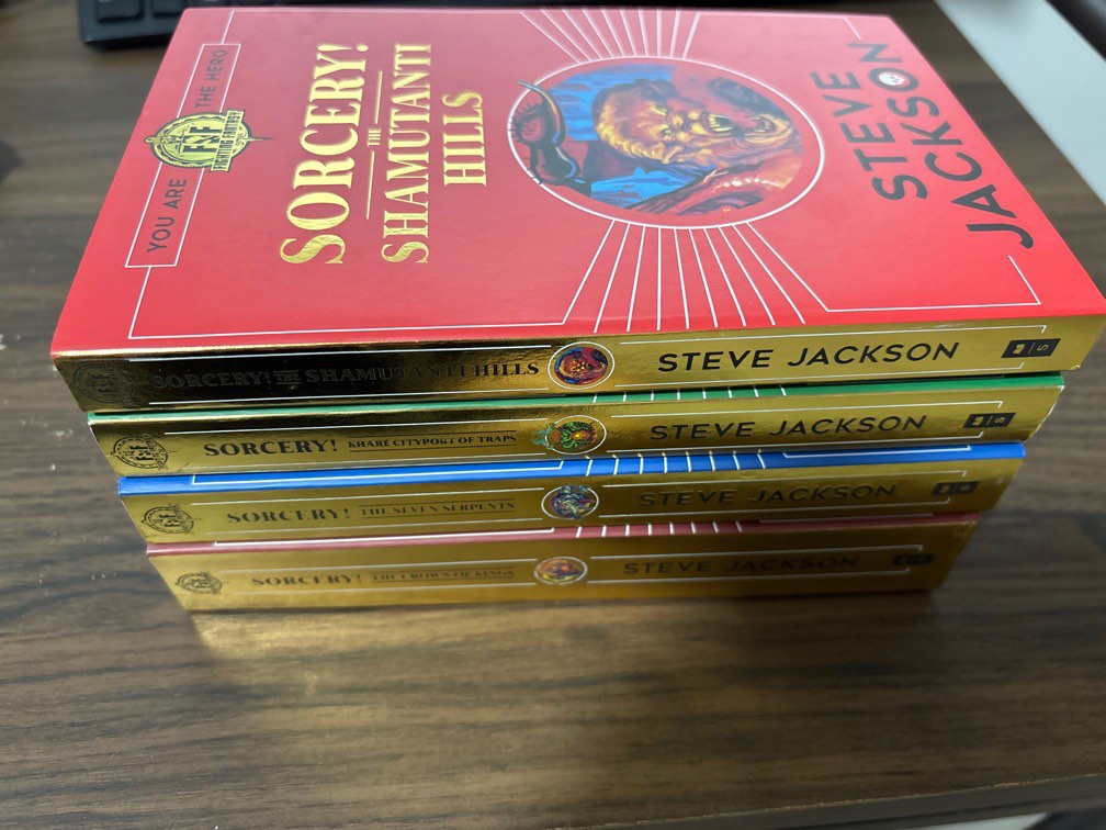 Steve Jackson Sorcery full series, Hobbies & Toys, Books & Magazines ...