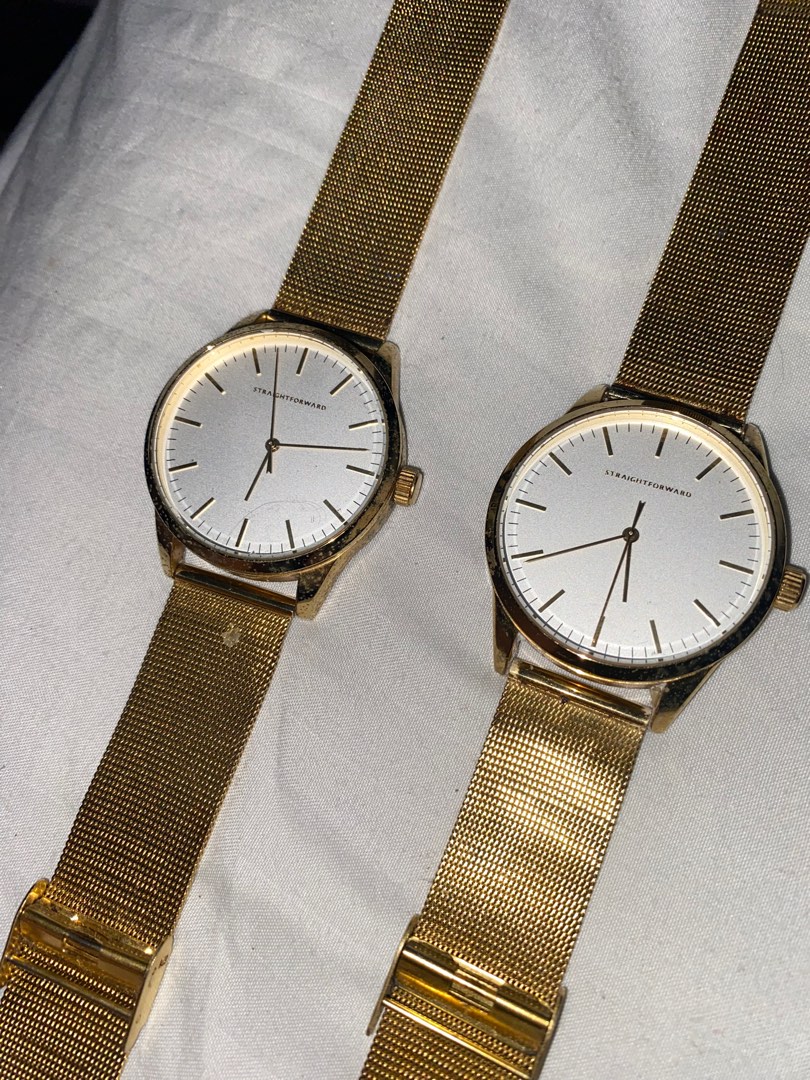 STRAIGHTFORWARD COUPLES WATCH, Women's Fashion, Watches & Accessories ...