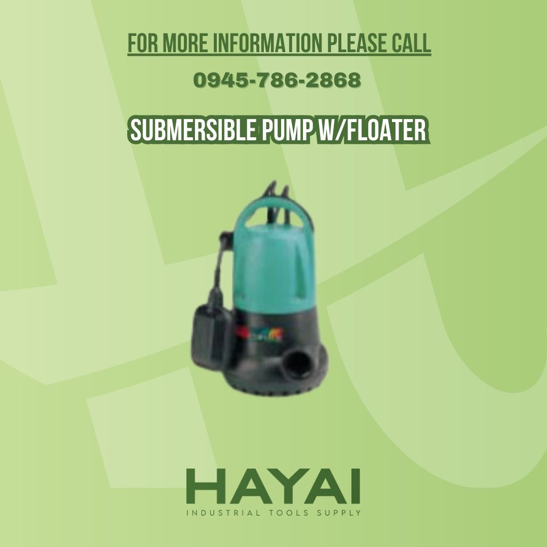 Submersible Pump W/Floater, Commercial & Industrial, Industrial ...
