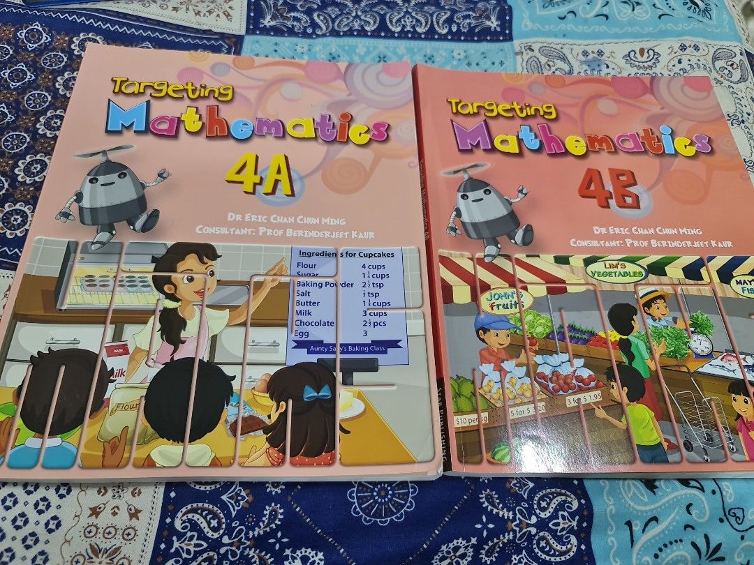 Targeting Mathematics 4A 4B, Hobbies & Toys, Books & Magazines ...
