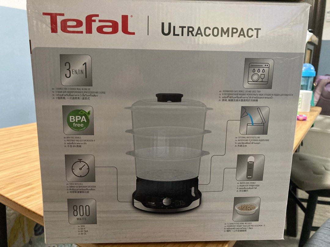 Tefal Ultracompact steam cooker, TV & Home Appliances, Kitchen ...