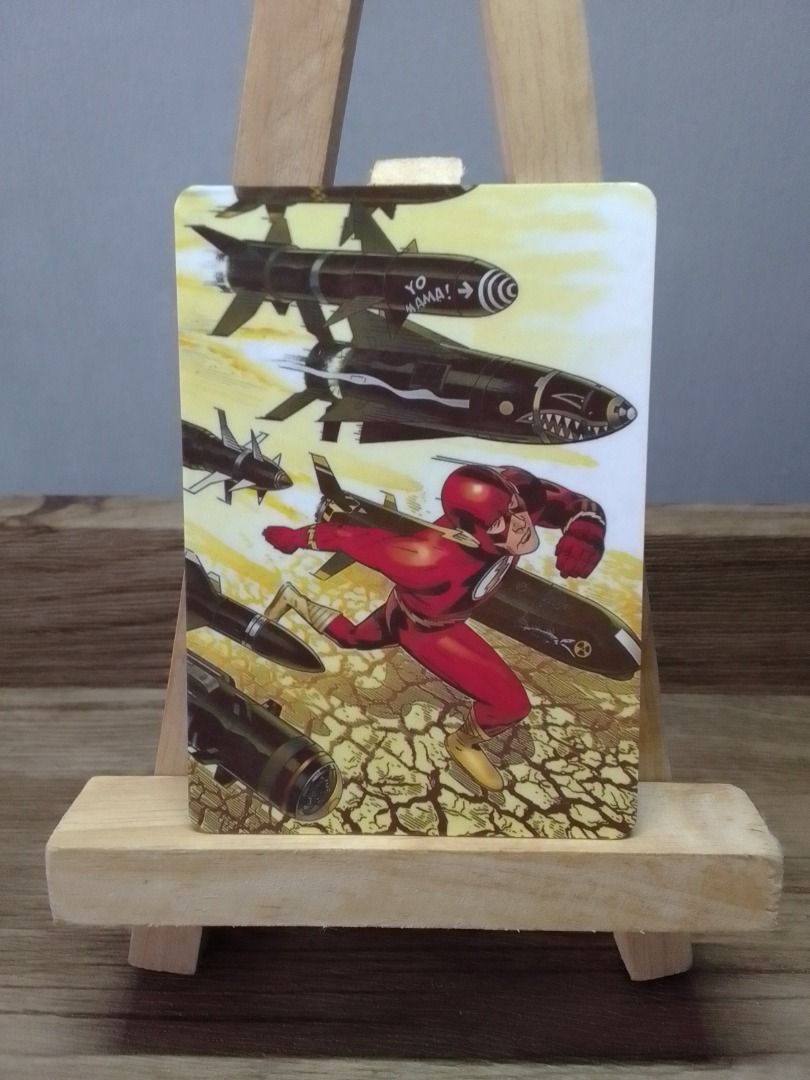 THE FLASH MISSILE WARHEADS DC ART CARD - CUSTOM, Hobbies & Toys, Toys ...