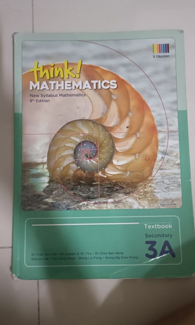 Think Mathematics textbook 3A, Hobbies & Toys, Books & Magazines ...