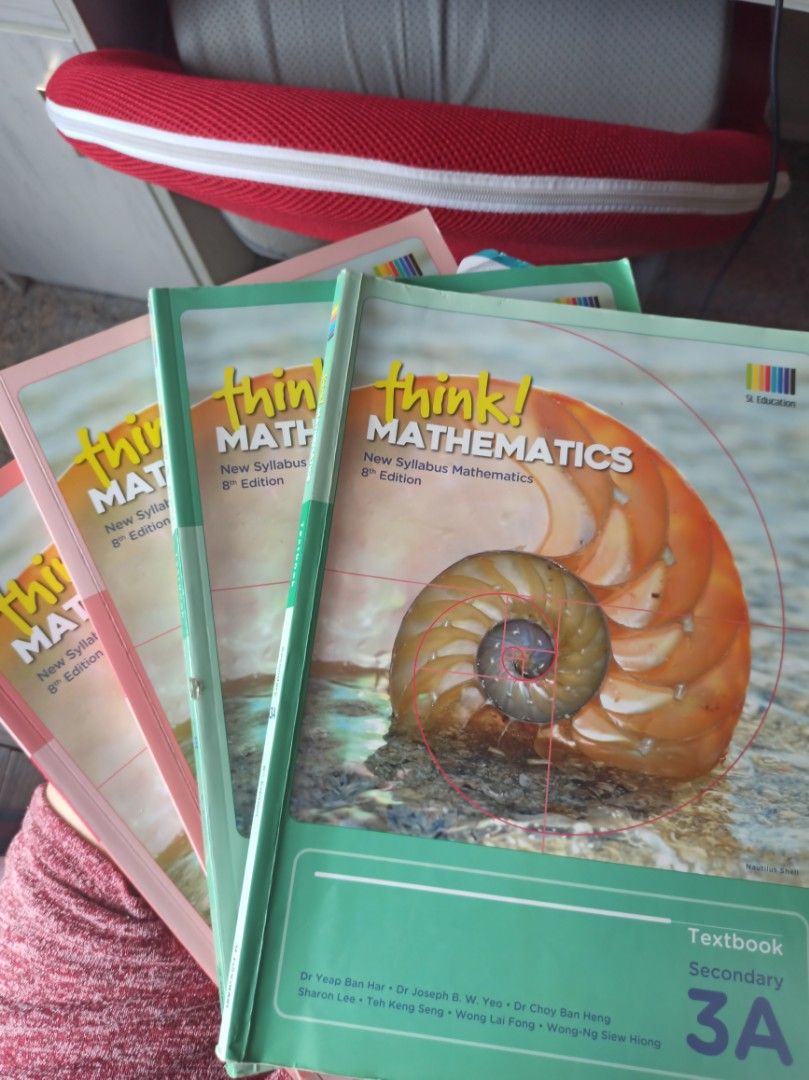 Think mathematics textbook sec 3 a, 3b 4a, 4b, Hobbies & Toys, Books ...