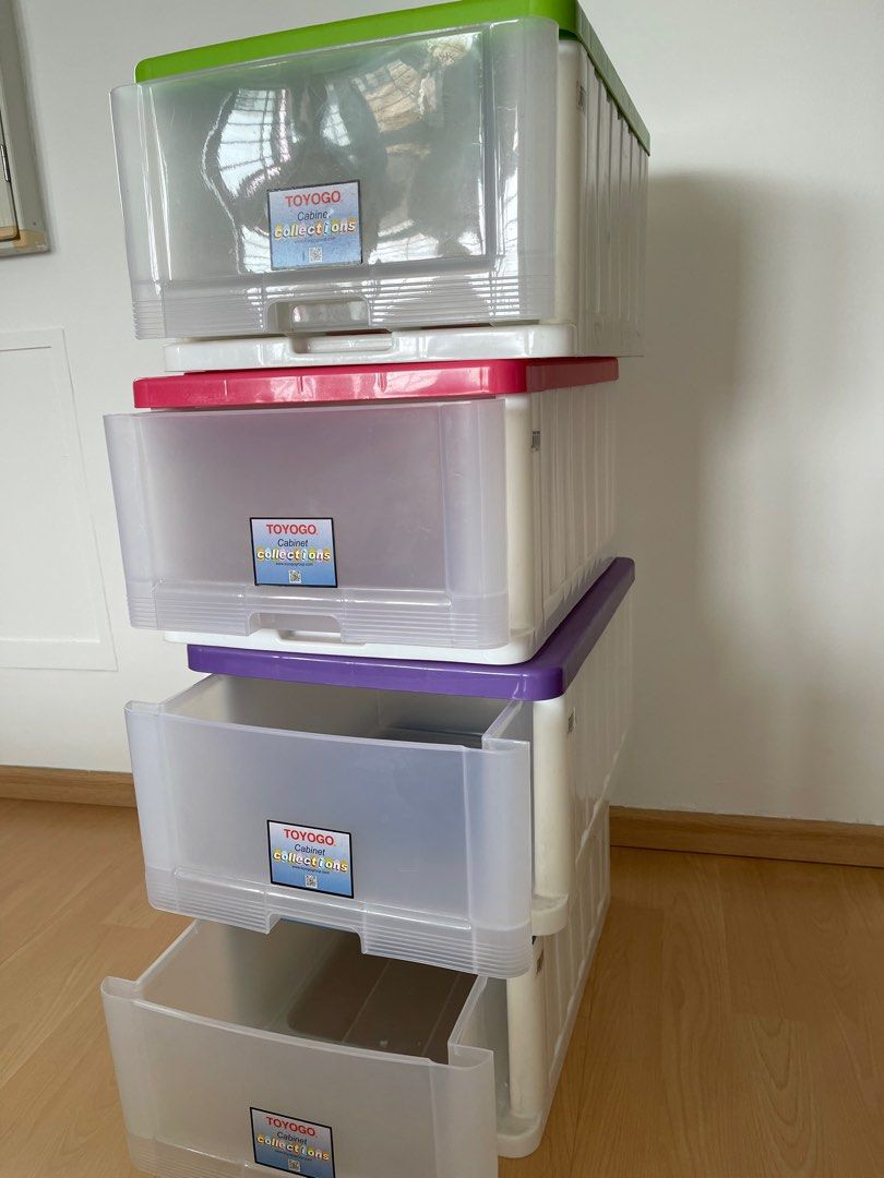 Toyogo Stackable Storage Boxes, Furniture & Home Living, Home ...