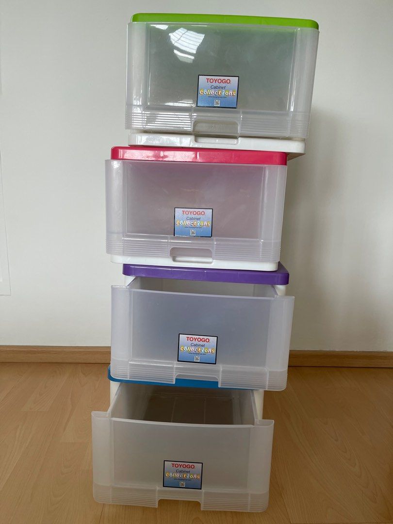 Toyogo Stackable Storage Boxes, Furniture & Home Living, Home ...